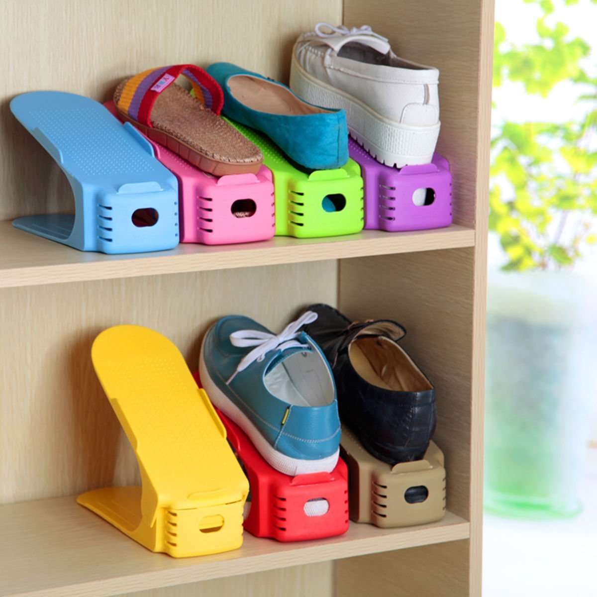 Shoe Stand / Shoe Slot For Better Organization 5 Piece Pack | Pleasant ...