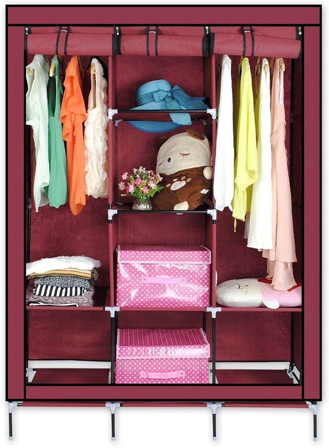 3 Door Foldable Wardrobe | Pleasant Shopping